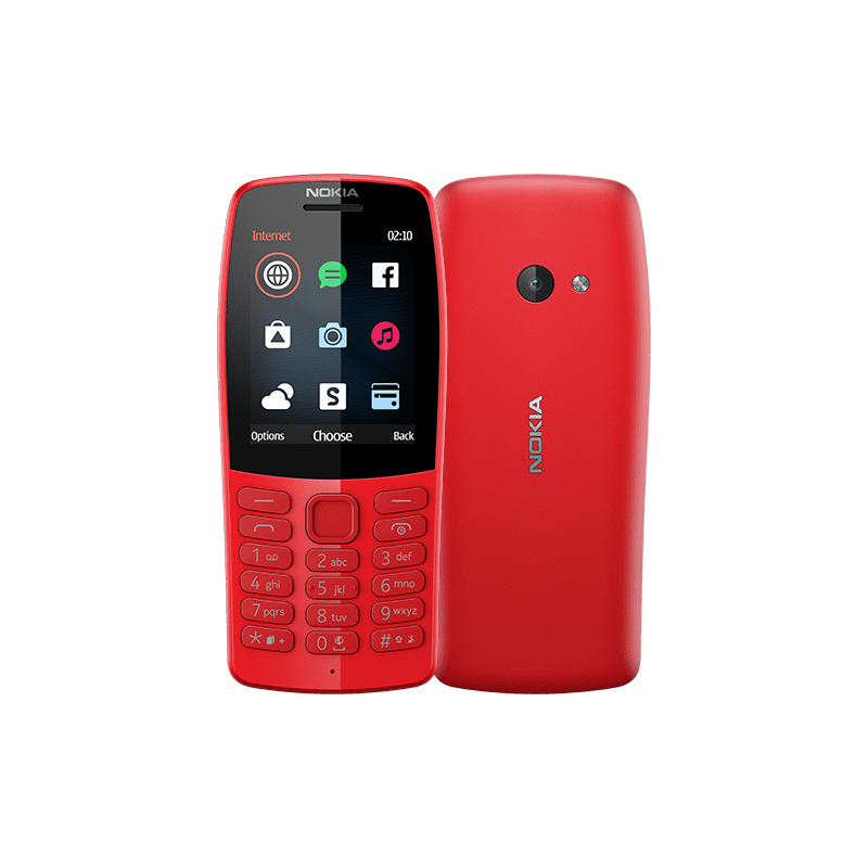 NOKIA 210(2019) DUAL SIM RED MOBILE PHONE